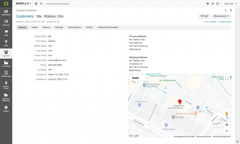 Google integration, Google GEO and Distance Calculation – Marello Knowledge Base